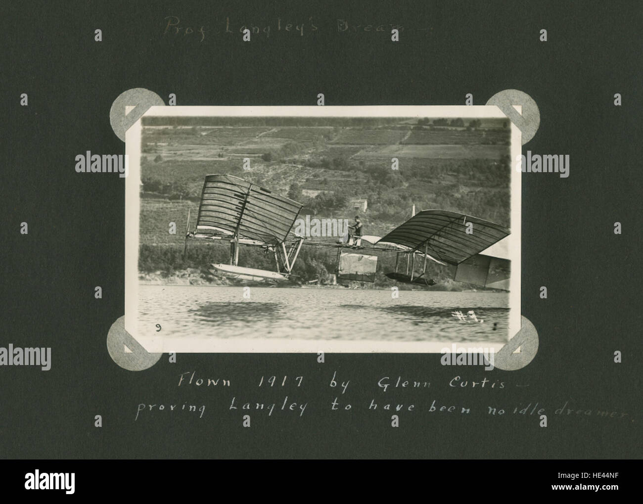 The Langley Aerodrome A, an early experimental aircraft developed in ...