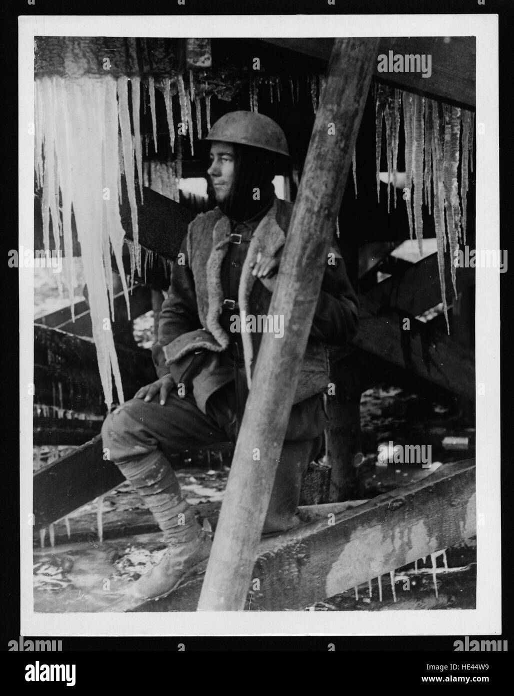 Soldier western front ww1 Black and White Stock Photos & Images - Alamy