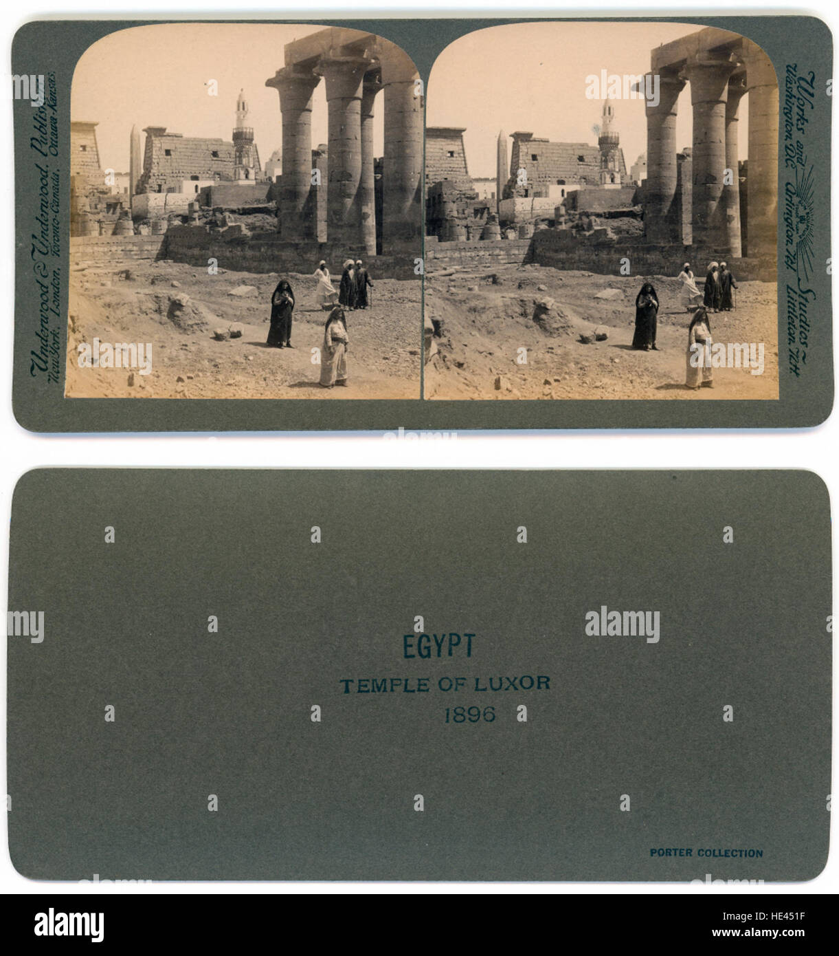 Egypt, Temple of Luxor Stock Photo - Alamy