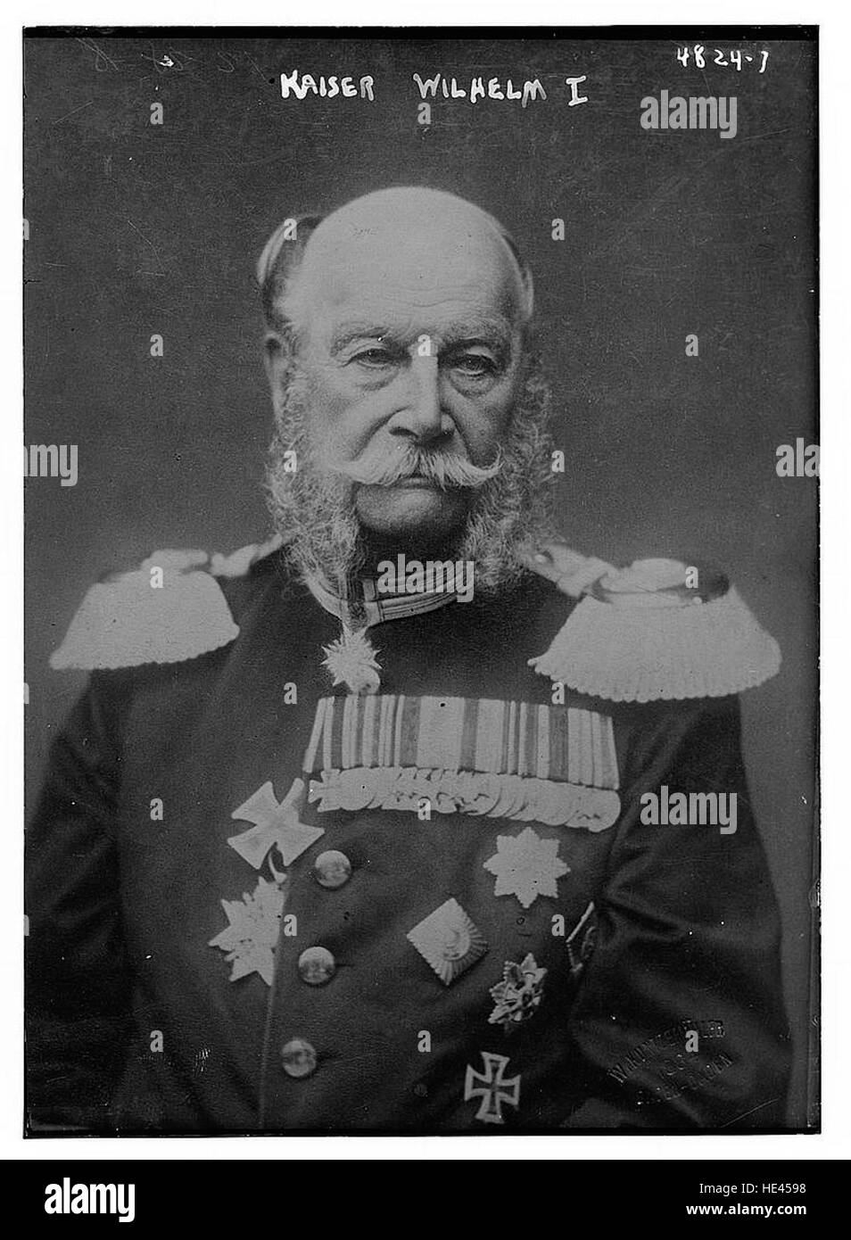 Kaiser Wilhelm I was the first Emperor of Germany, reigning from 1871 ...
