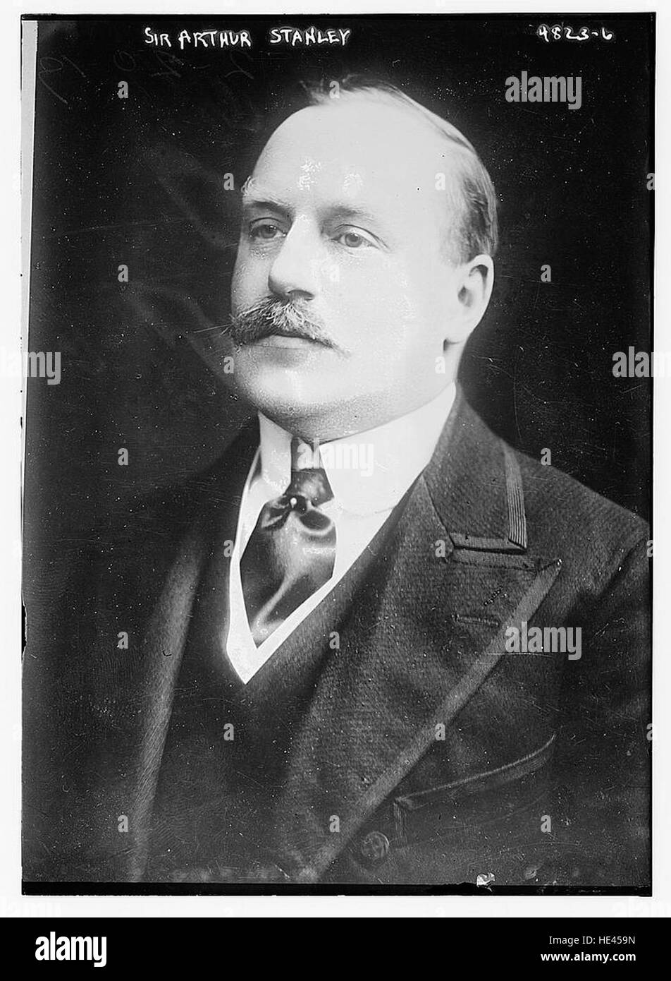 Sir Arthur Stanley, a prominent figure in British history, is depicted ...