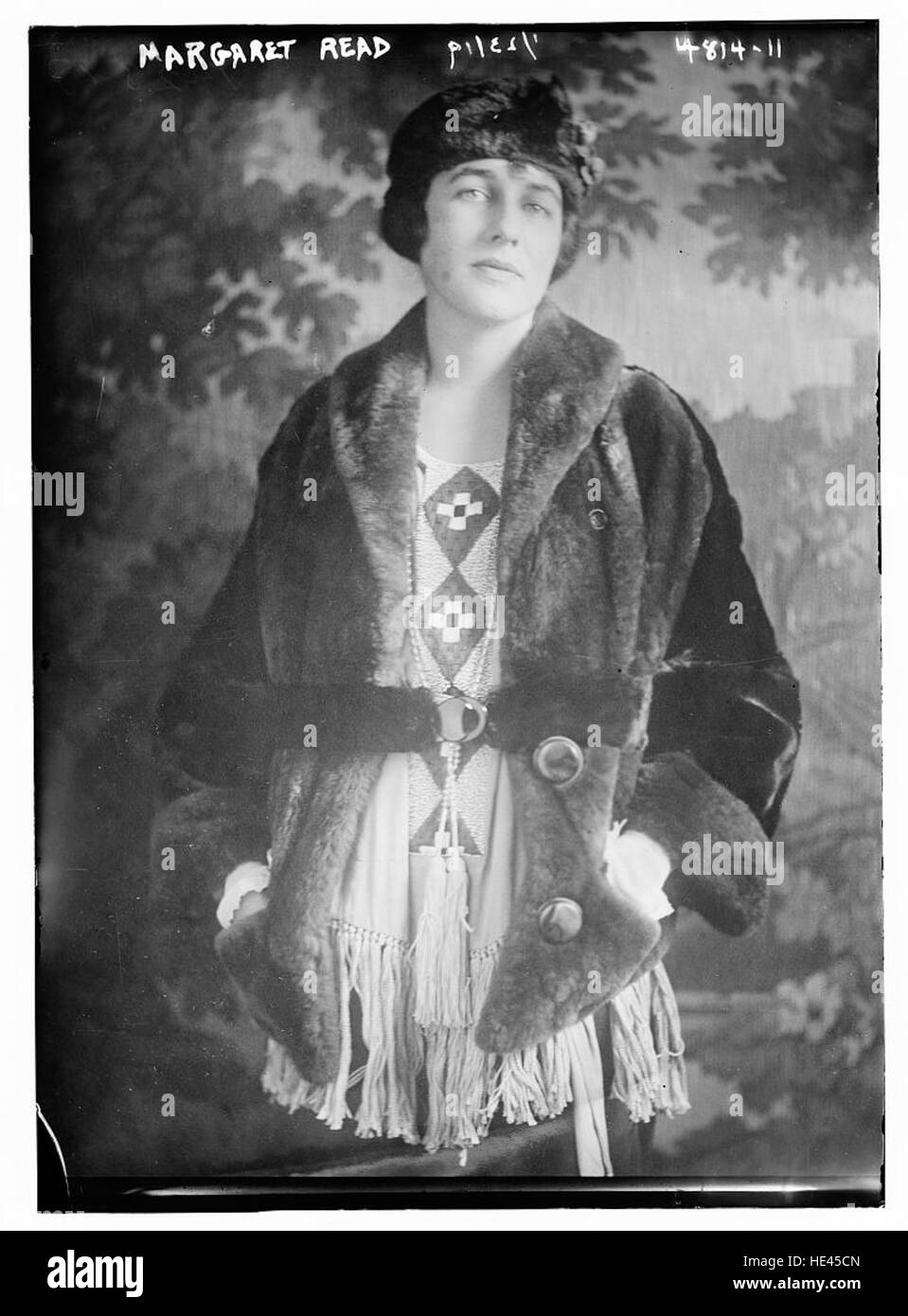 A historic image of Margaret Read from the past, capturing a bygone era ...