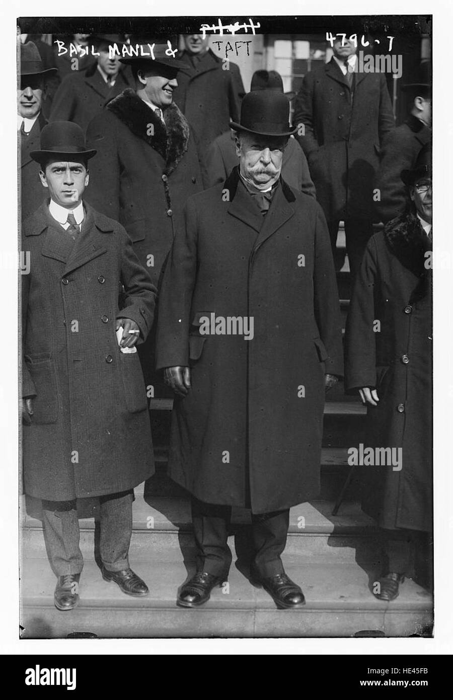 This historic image depicts Basil Manly, an important figure in early ...