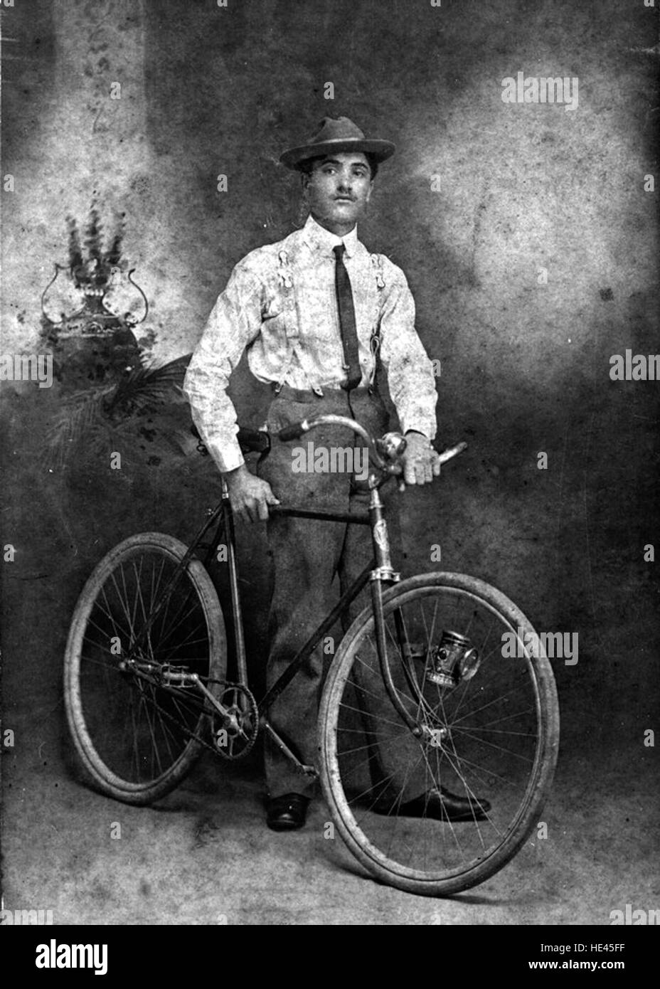 This historical photograph shows Ben Argintar, a prominent figure in ...