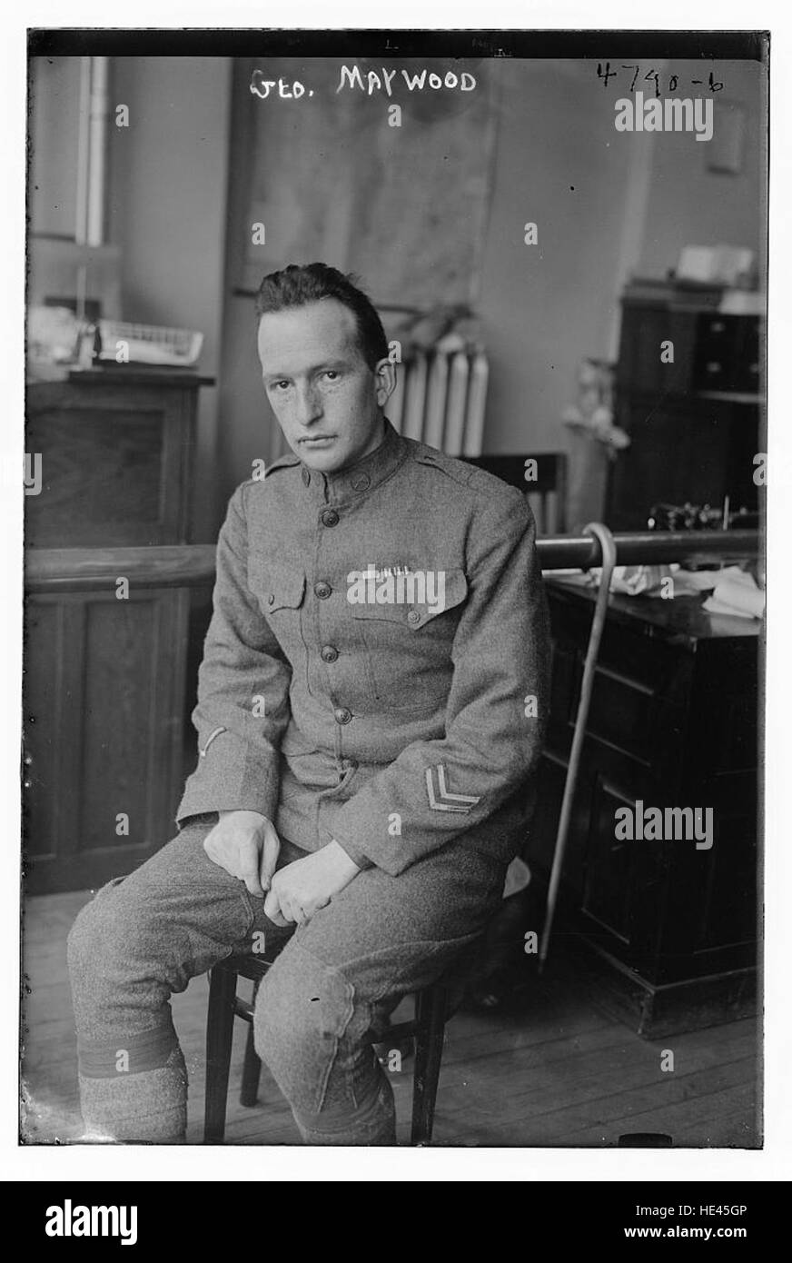 A historical image of Geo Maywood, reflecting the bygone era. The image ...