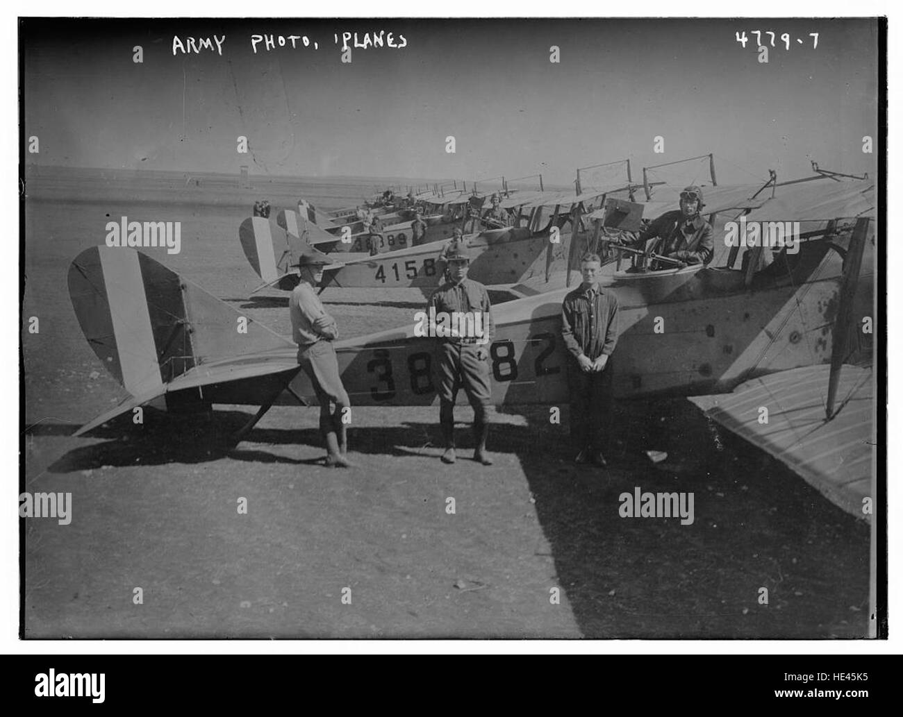 This archival photo depicts historic planes from the past, showcasing ...