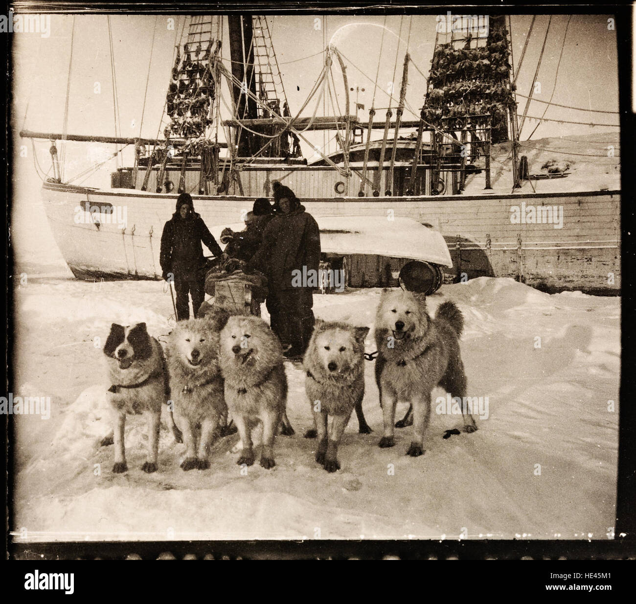 This photograph, part of the Maud Expedition archives, shows Helmer ...