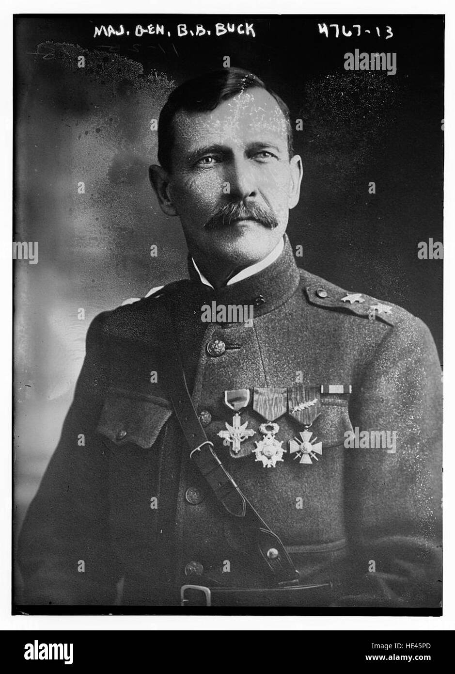 This historic photograph of Major General BB Buck captures a ...