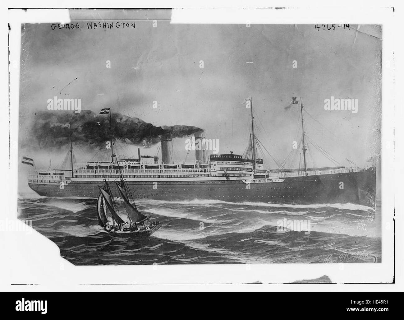 This historic image of George Washington captures a moment of the first ...