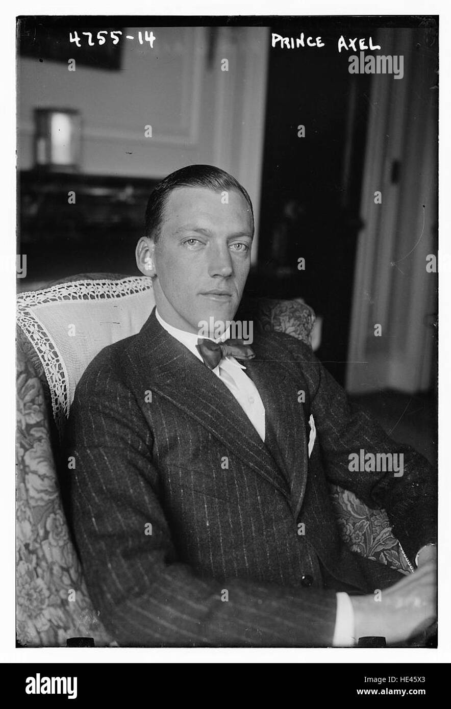 This image of Prince Axel represents a historical figure from a bygone ...