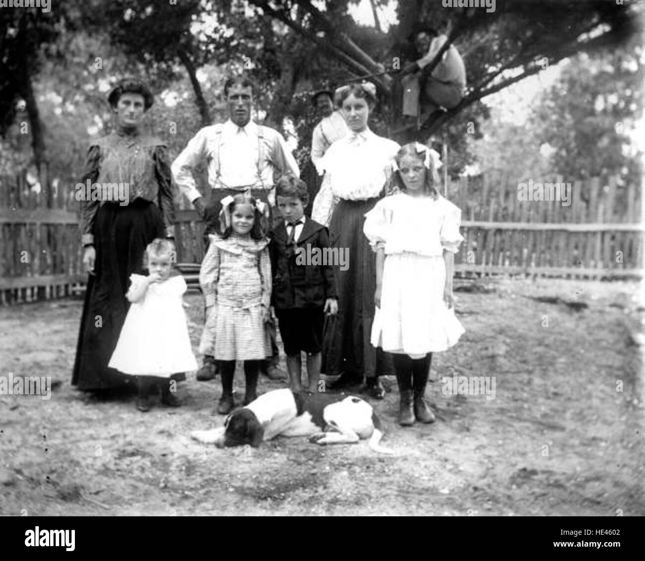 A family portrait capturing a moment in Eastpoint's past. The ...