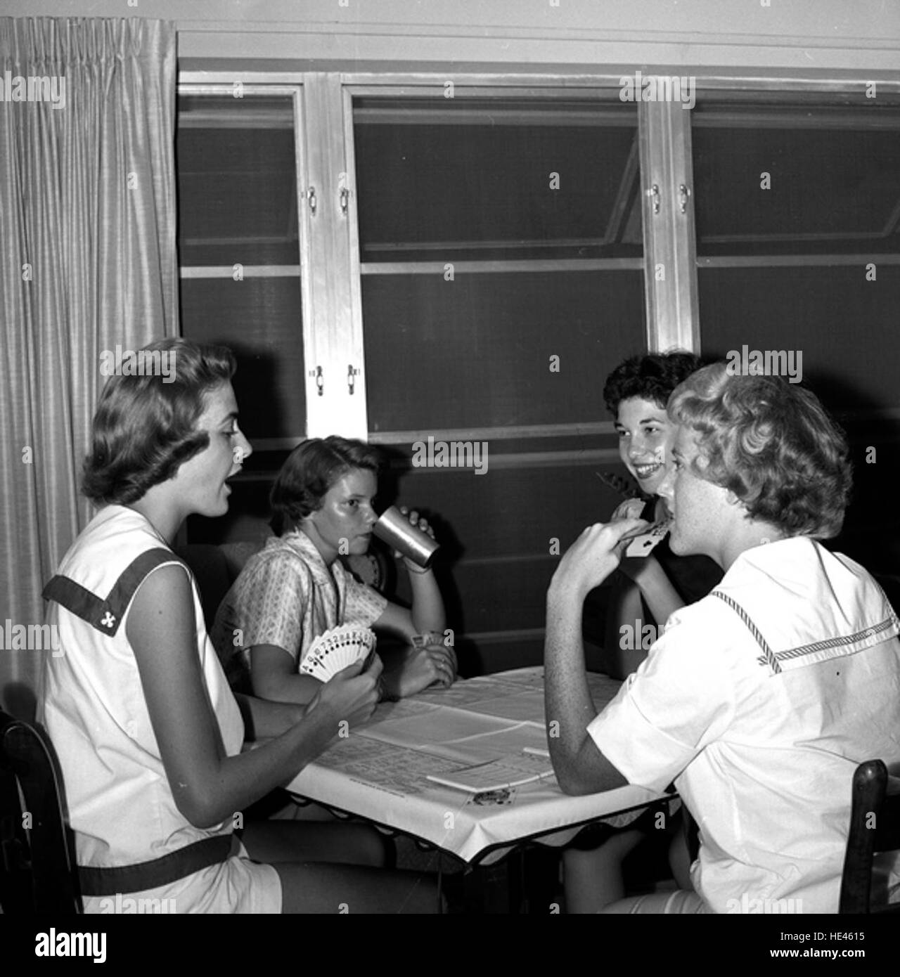 This historical photograph captures a group of Leon High graduates in ...