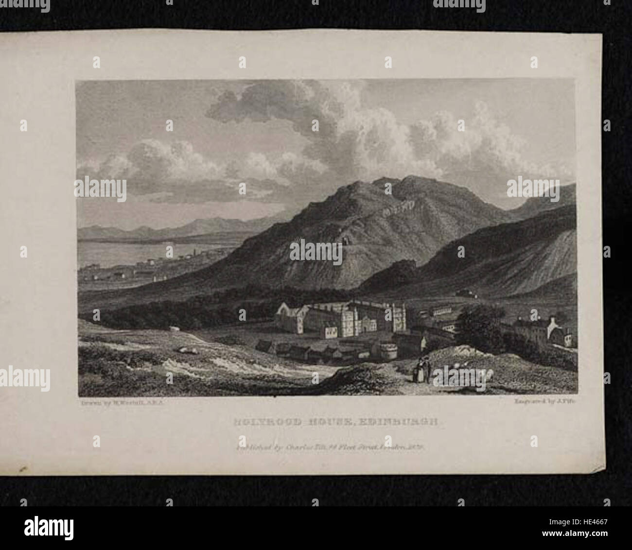 Holyrood House in Edinburgh, Scotland, is a historic royal residence ...