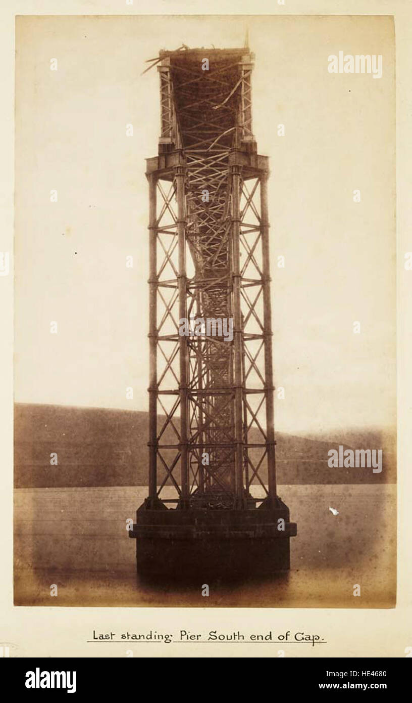 The last remaining pier at the south end of the gap represents a piece ...