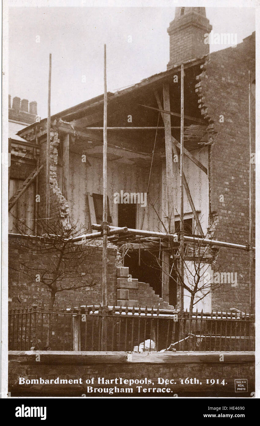 *Brougham Terrace* is a historic photograph capturing the aftermath of ...