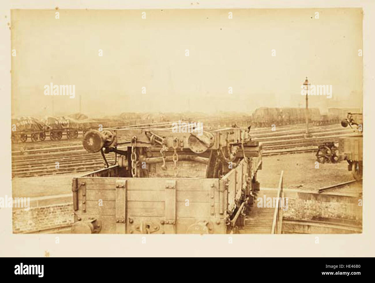 This historic image shows the wreckage salvaged from the collapsed Tay ...