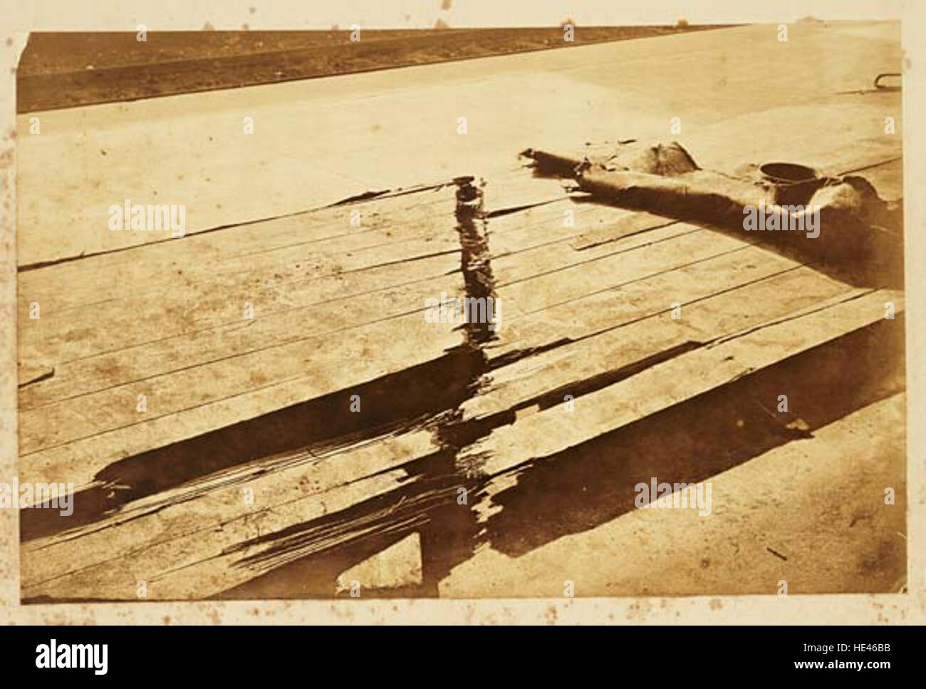 The wreckage salvaged from the collapsed Tay Bridge, a tragic event in ...