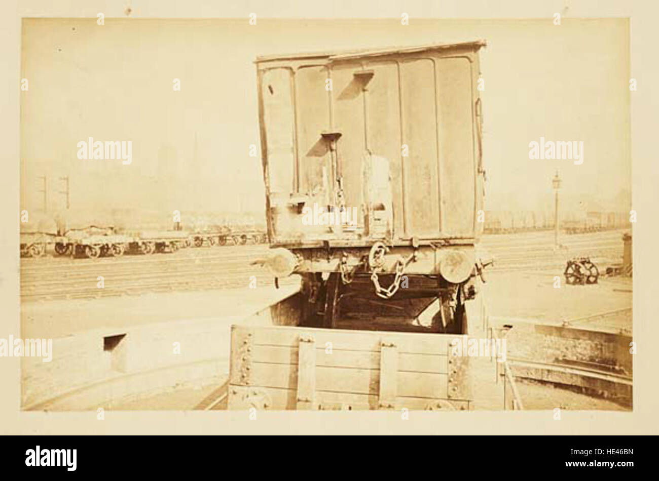 This image depicts the wreckage salvaged from the collapsed Tay Bridge ...