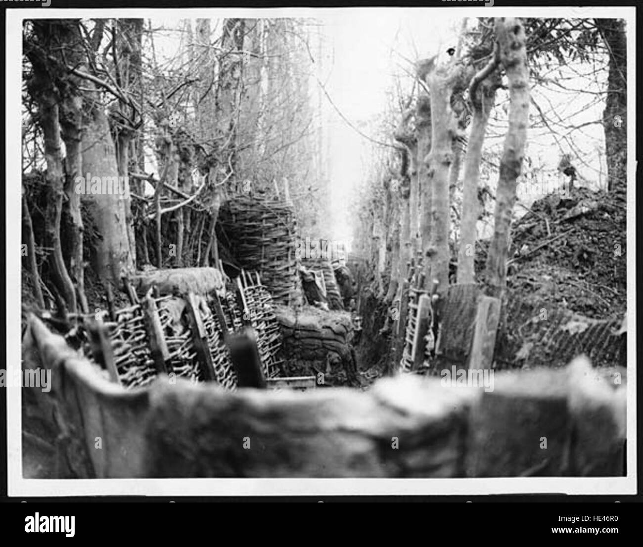 Trench remains Black and White Stock Photos & Images - Alamy