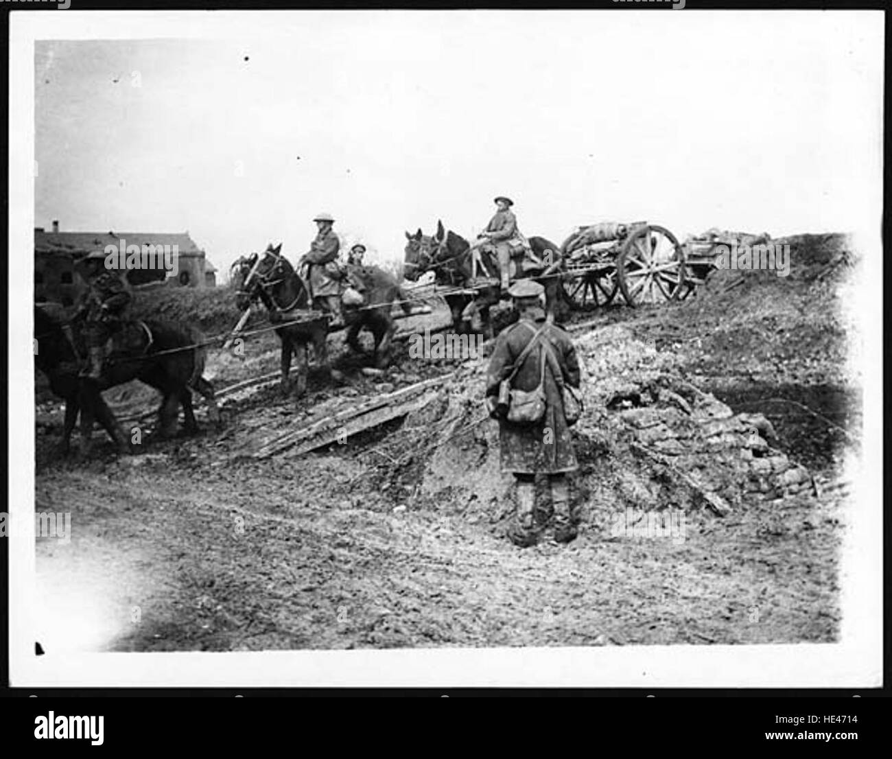 Trench bridge Black and White Stock Photos & Images - Alamy