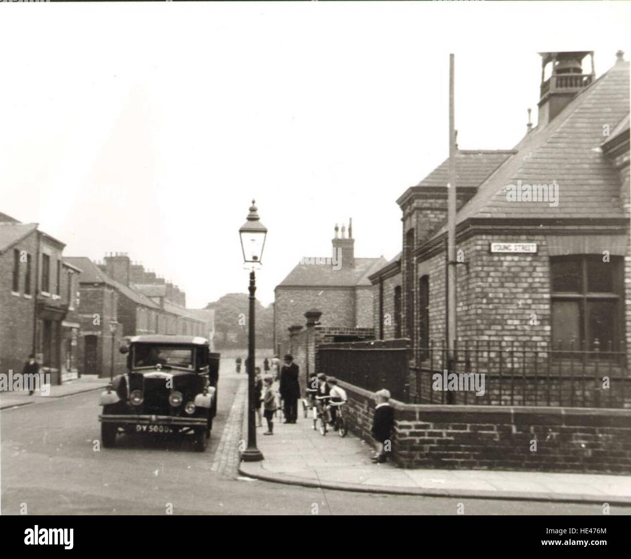 'Young Street, West Hartlepool' is a historic photograph showcasing a ...
