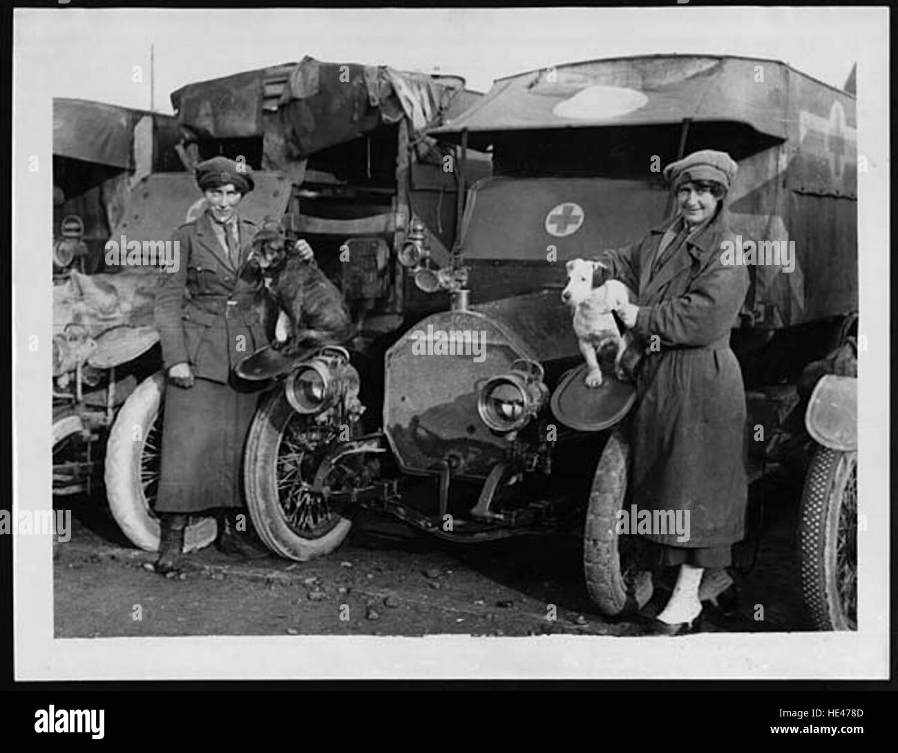 This image depicts two mascots from a bygone era, representing the ...