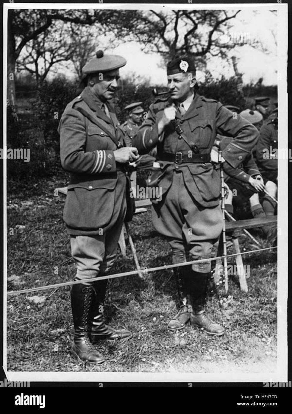 Colonel of the Black Watch Stock Photo - Alamy