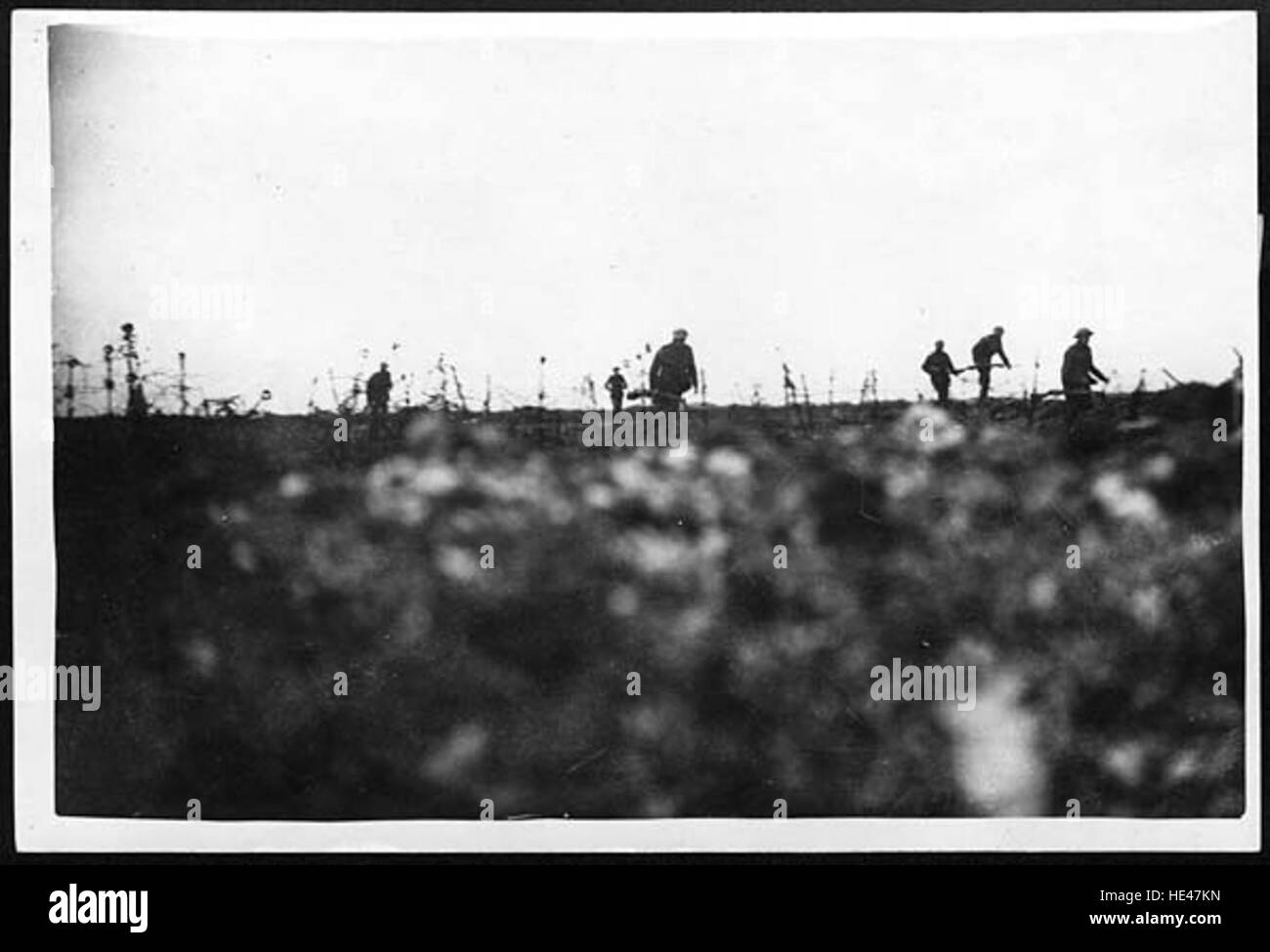 This historical image depicts a raiding party returning after a raid ...