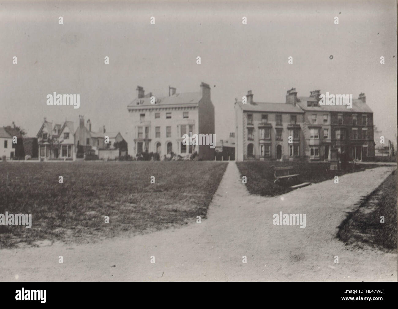 This image captures a historic scene at The Green in County Durham ...