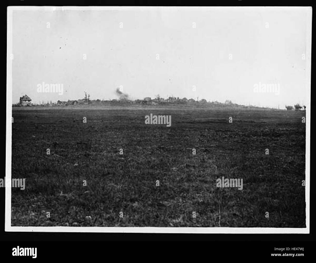 This image represents a historic moment from World War I, showing ...