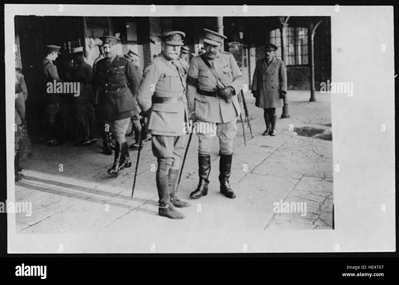 1918 portrait photograph shows Black and White Stock Photos & Images ...