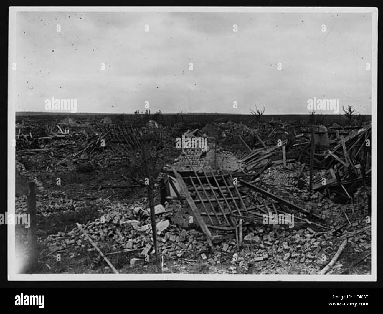 This photograph captures a historic view of Pelves, offering a glimpse ...