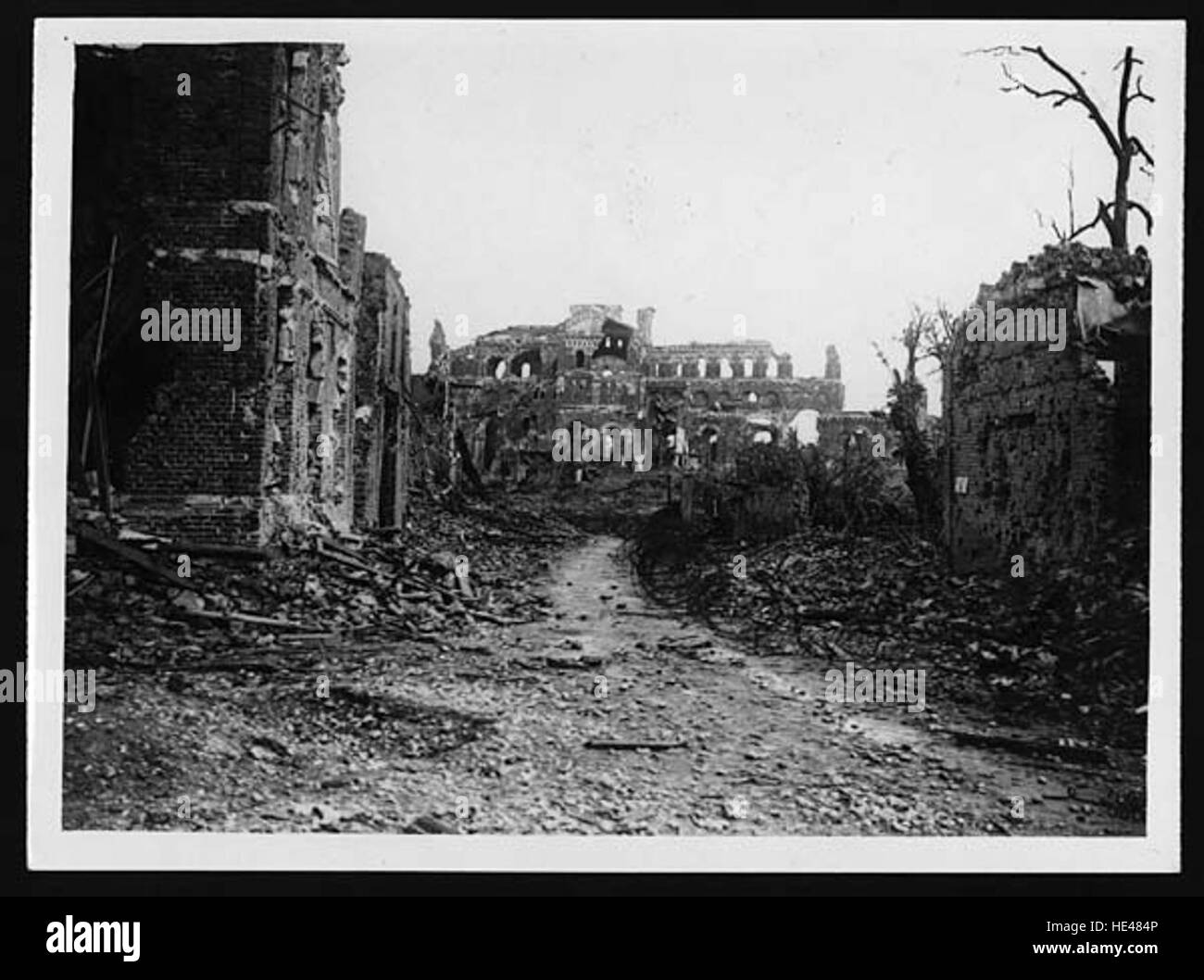 This image presents the Albert Church, capturing its historical ...