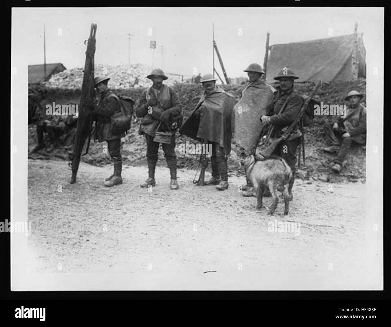 Returning to the trenches hi-res stock photography and images - Alamy