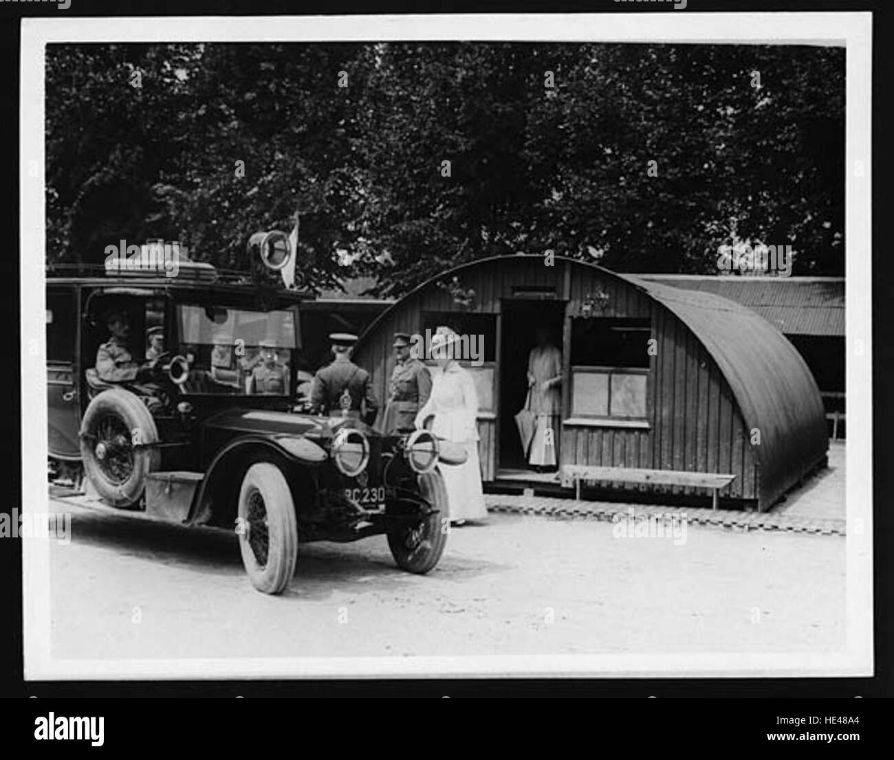 The Nissen huts, introduced during World War I, were prefabricated ...