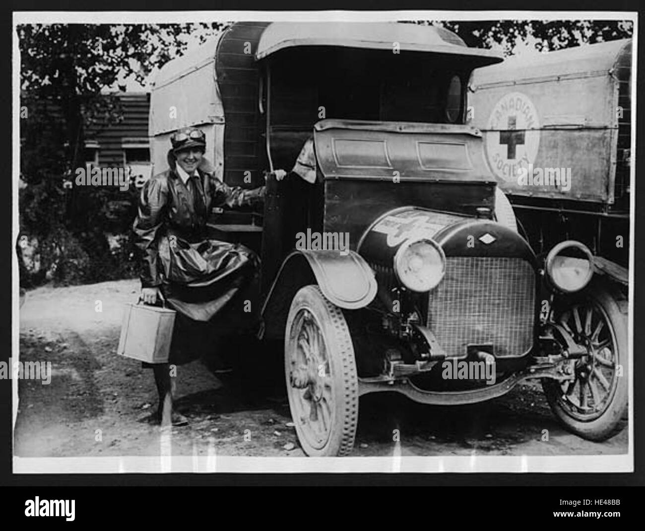 A historic photograph of a Voluntary Aid Detachments (VAD) nurse ...