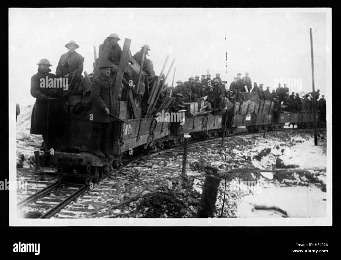 En route to the front line Stock Photo - Alamy