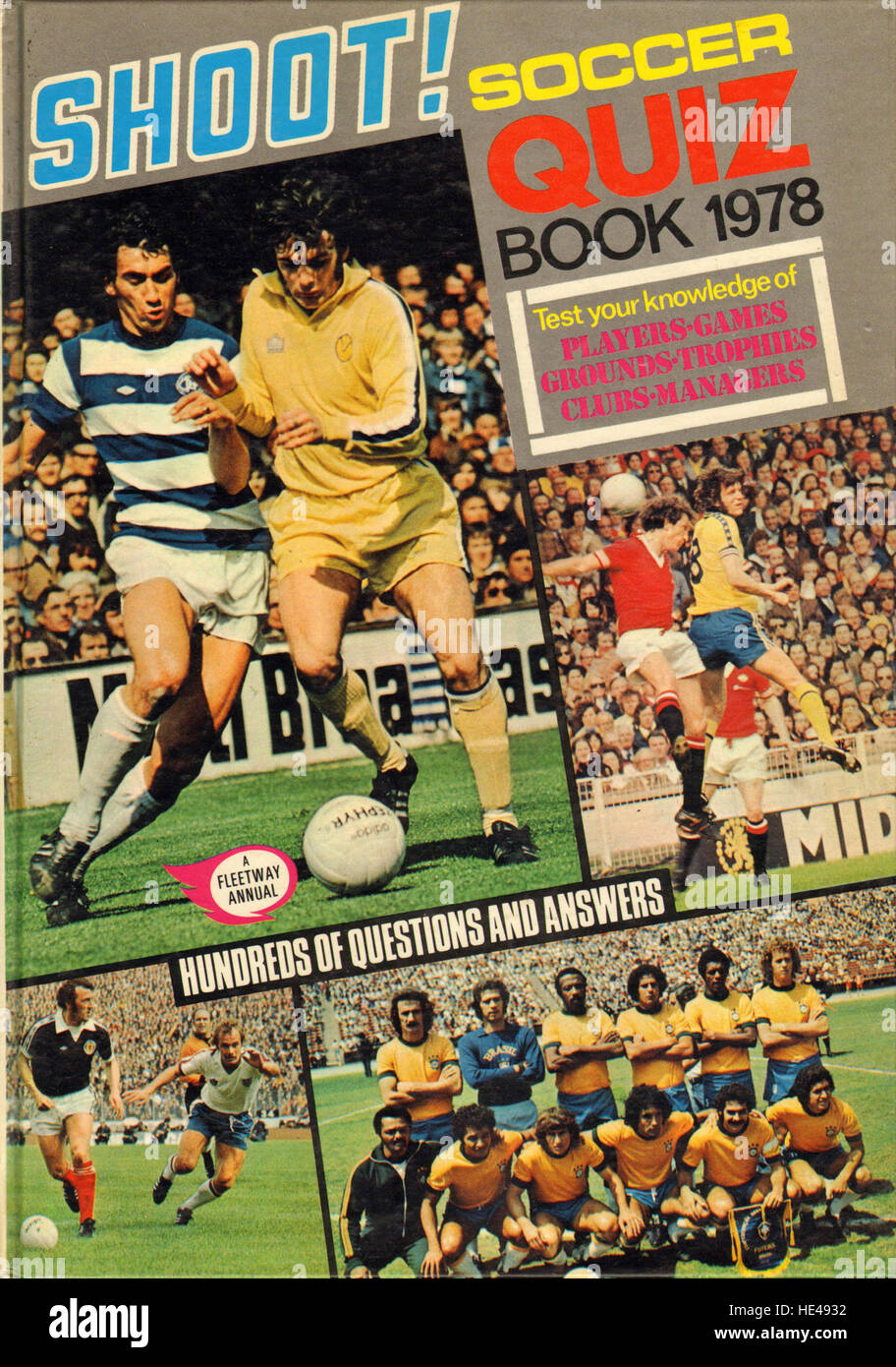 The 'Shoot Football Quiz Book 1978' features trivia and facts about ...