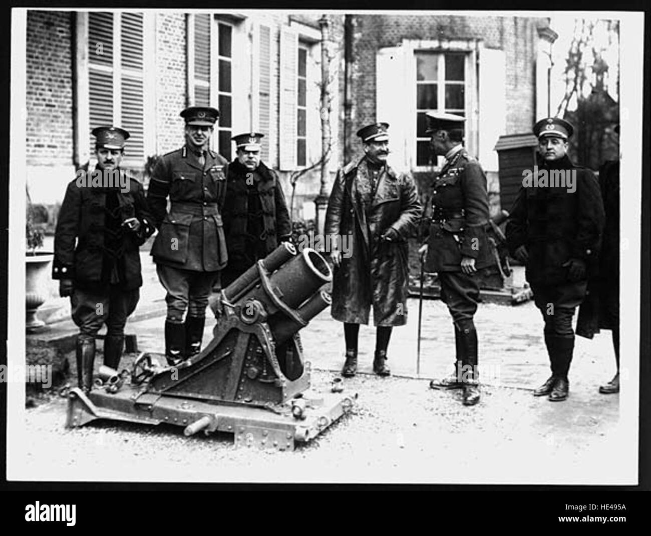 An image from World War I depicting Spanish officers visiting the ...