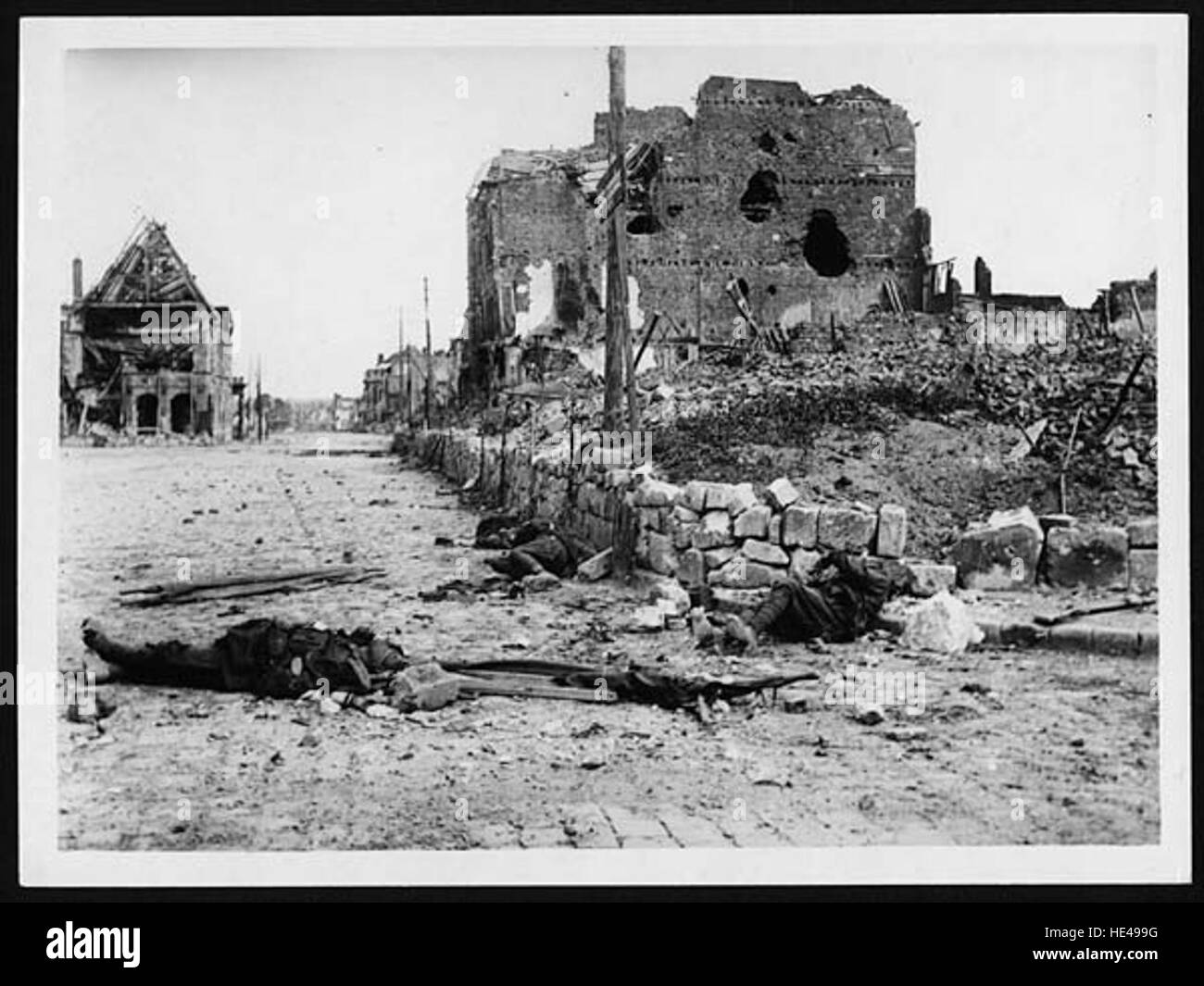 This image depicts a group of stretcher bearers, who were affected ...