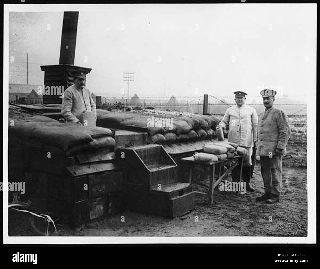 This historic image illustrates the traditional storage methods for ...