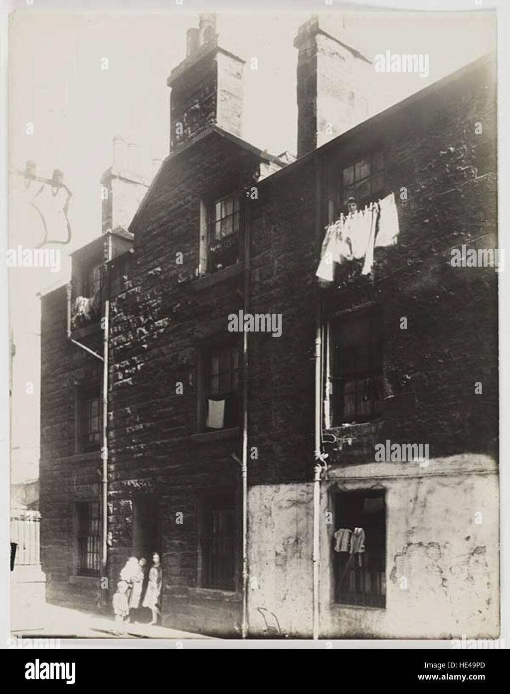 This historical image of Buccleuch Street 61A, located in Area V ...