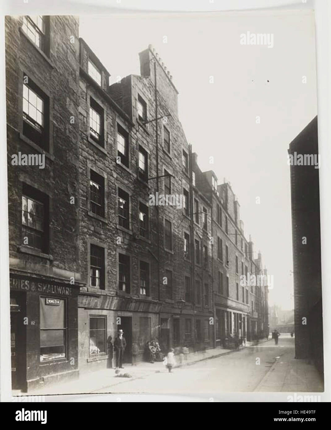 This historic image of Potterow in Edinburgh captures the bygone charm ...
