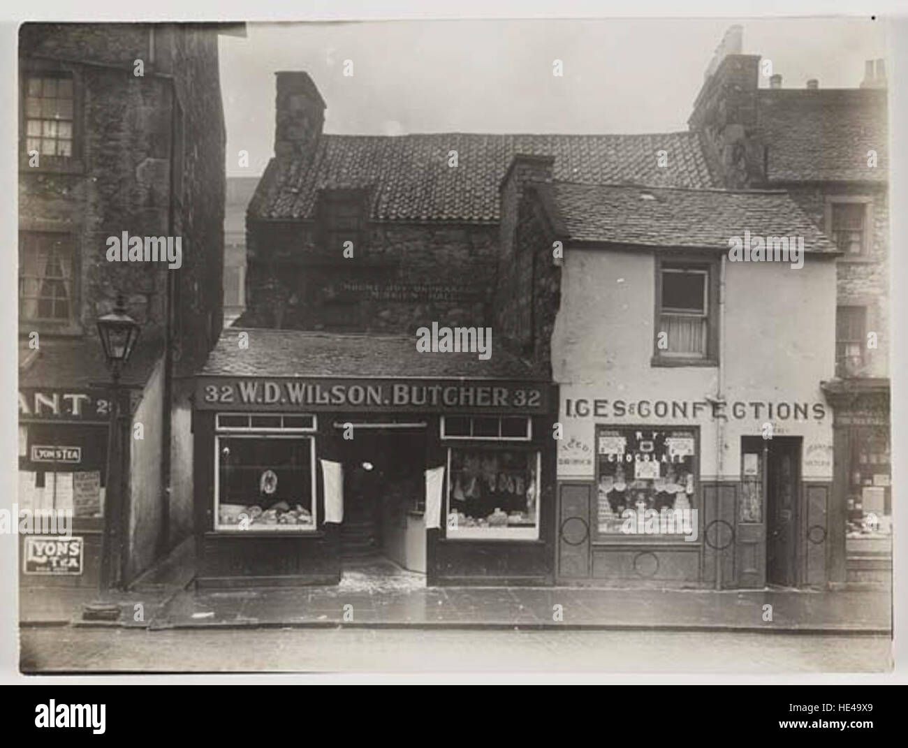 WD Wilson Butcher Stock Photo - Alamy