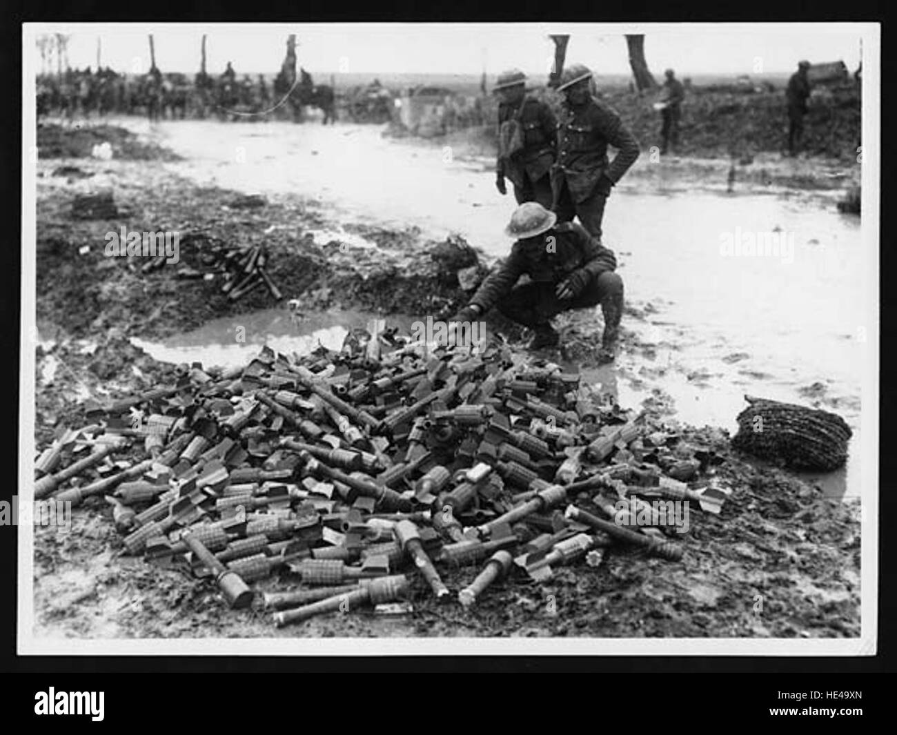 This image is a historical representation that highlights a moment ...