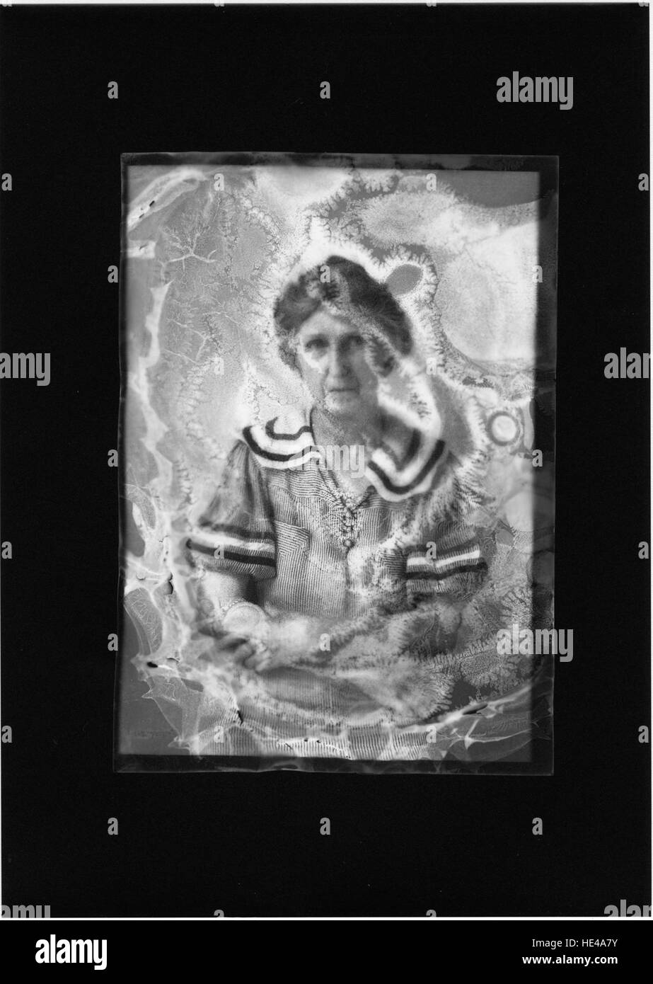 This image of Lizzie Hamilton, a historical figure, captures a bygone ...