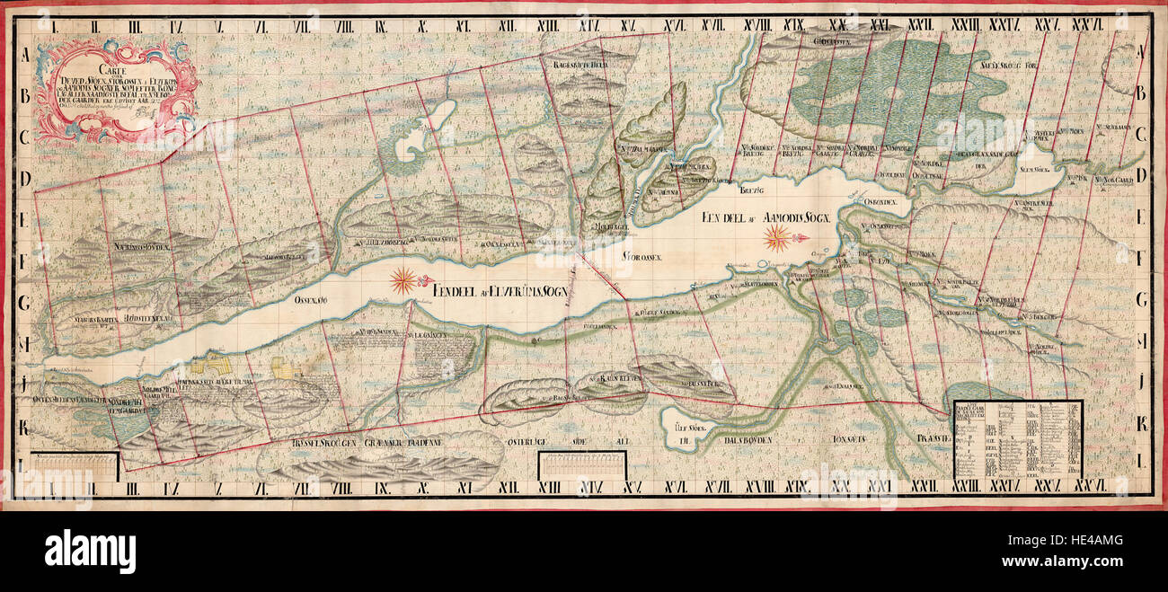 Map of hedmark hi-res stock photography and images - Alamy