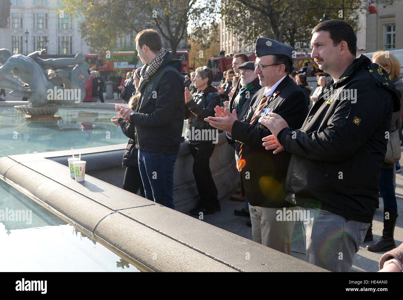Remembrance Day in Trafalger Square Featuring: Remembrance Day ...