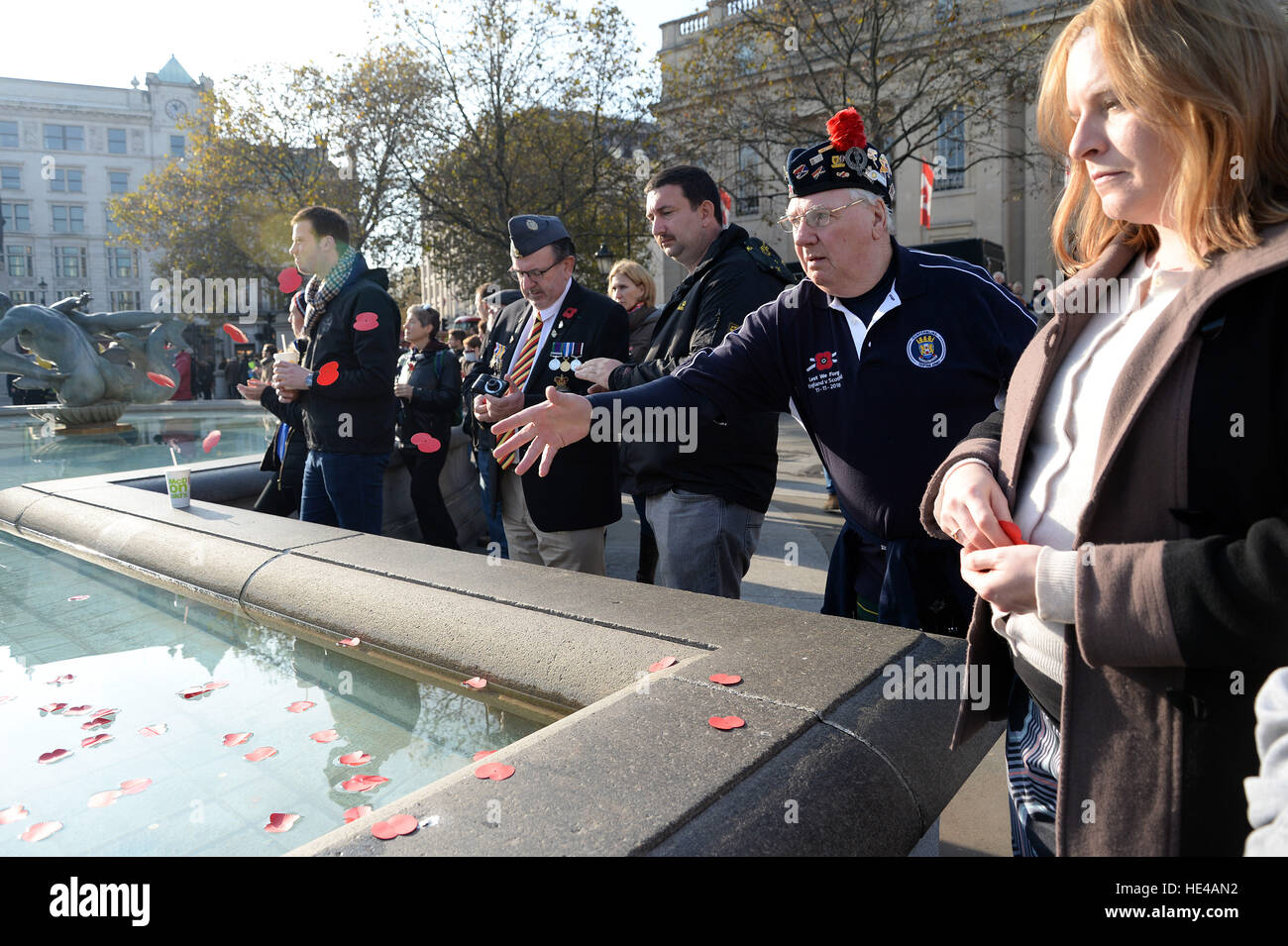 Remembrance Day in Trafalger Square Featuring: Remembrance Day ...