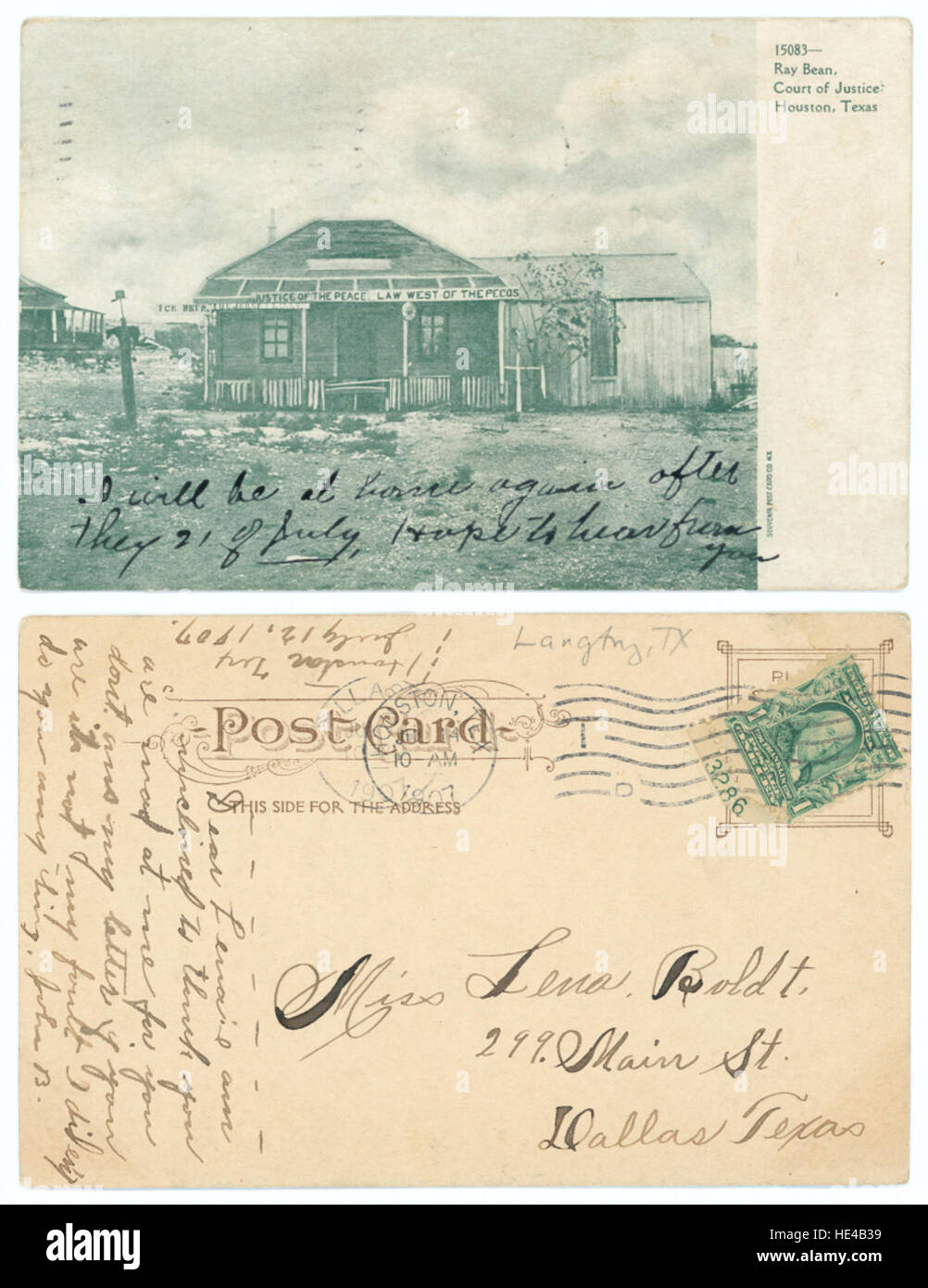 Ray Bean was a figure associated with the Court of Justice in Houston ...